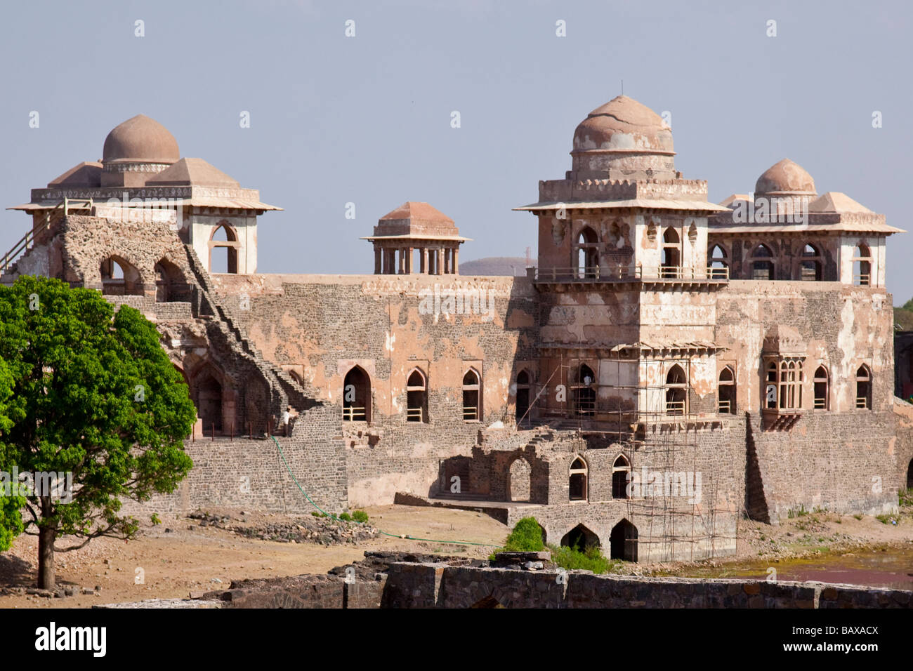 Jahaz Mahal or Ship Palace in Mandu India Stock Photo - Alamy