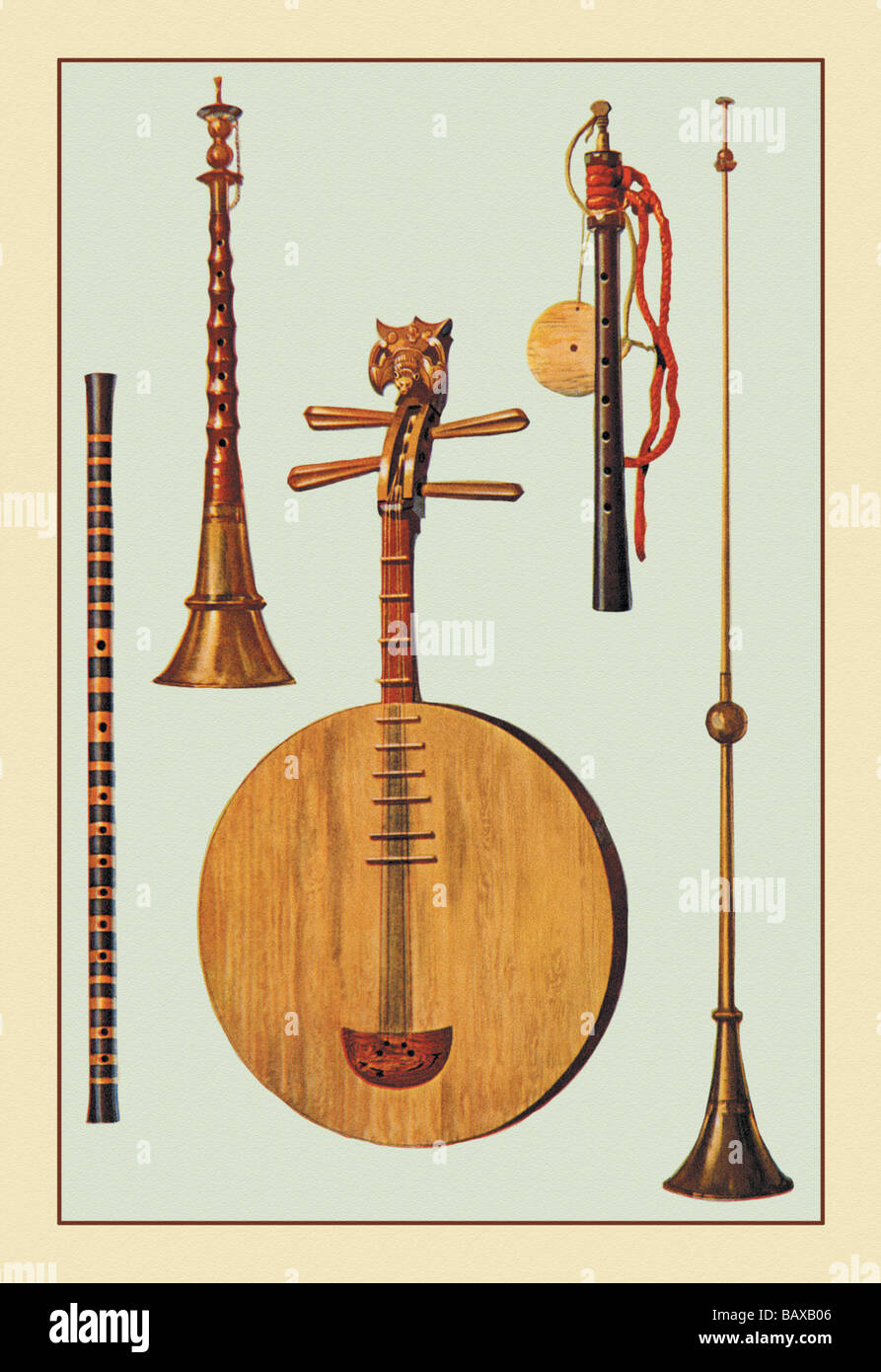 Chinese harp hi-res stock photography and images - Alamy