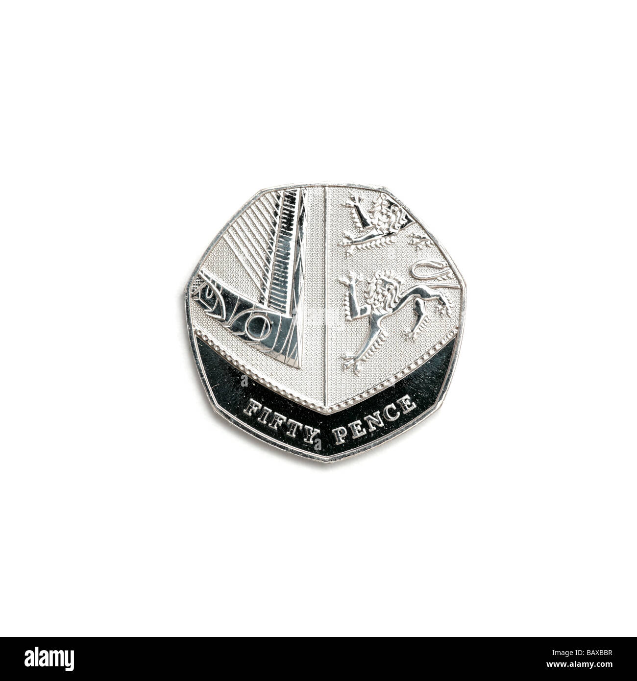 50 pence coin hi-res stock photography and images - Alamy