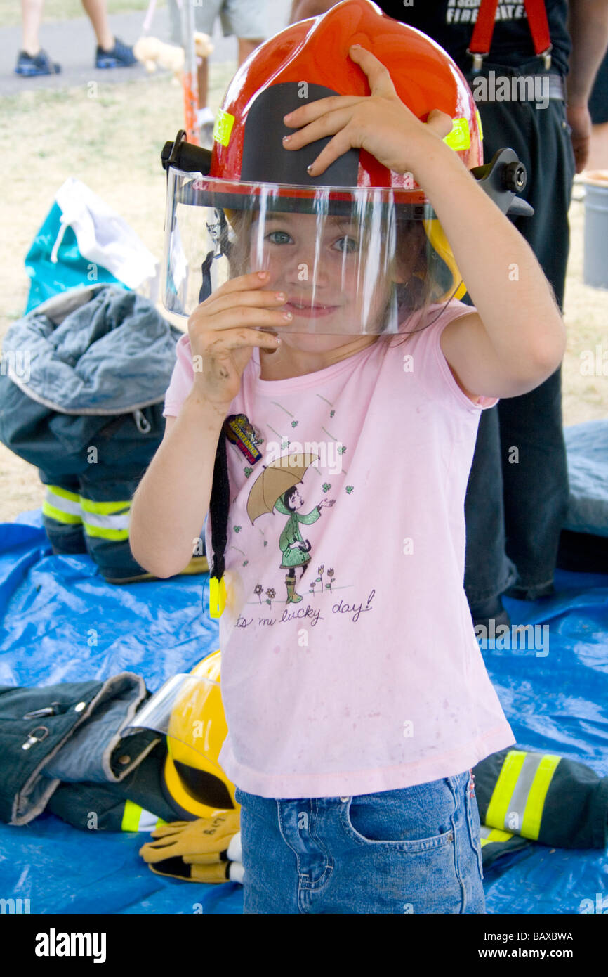 Firefighters rescue child usa hi-res stock photography and images - Alamy