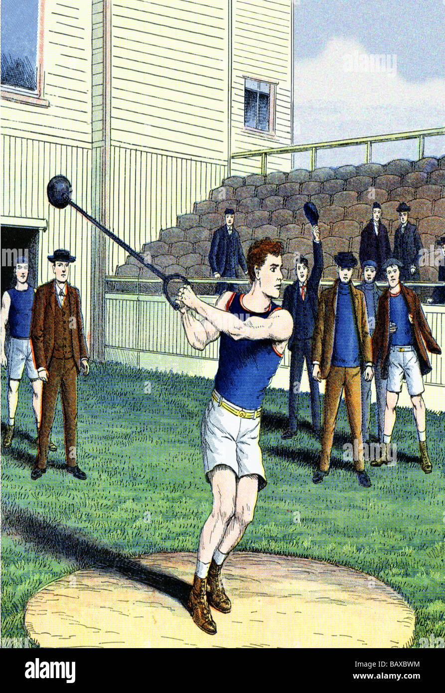 Hammer throw event hi-res stock photography and images - Alamy