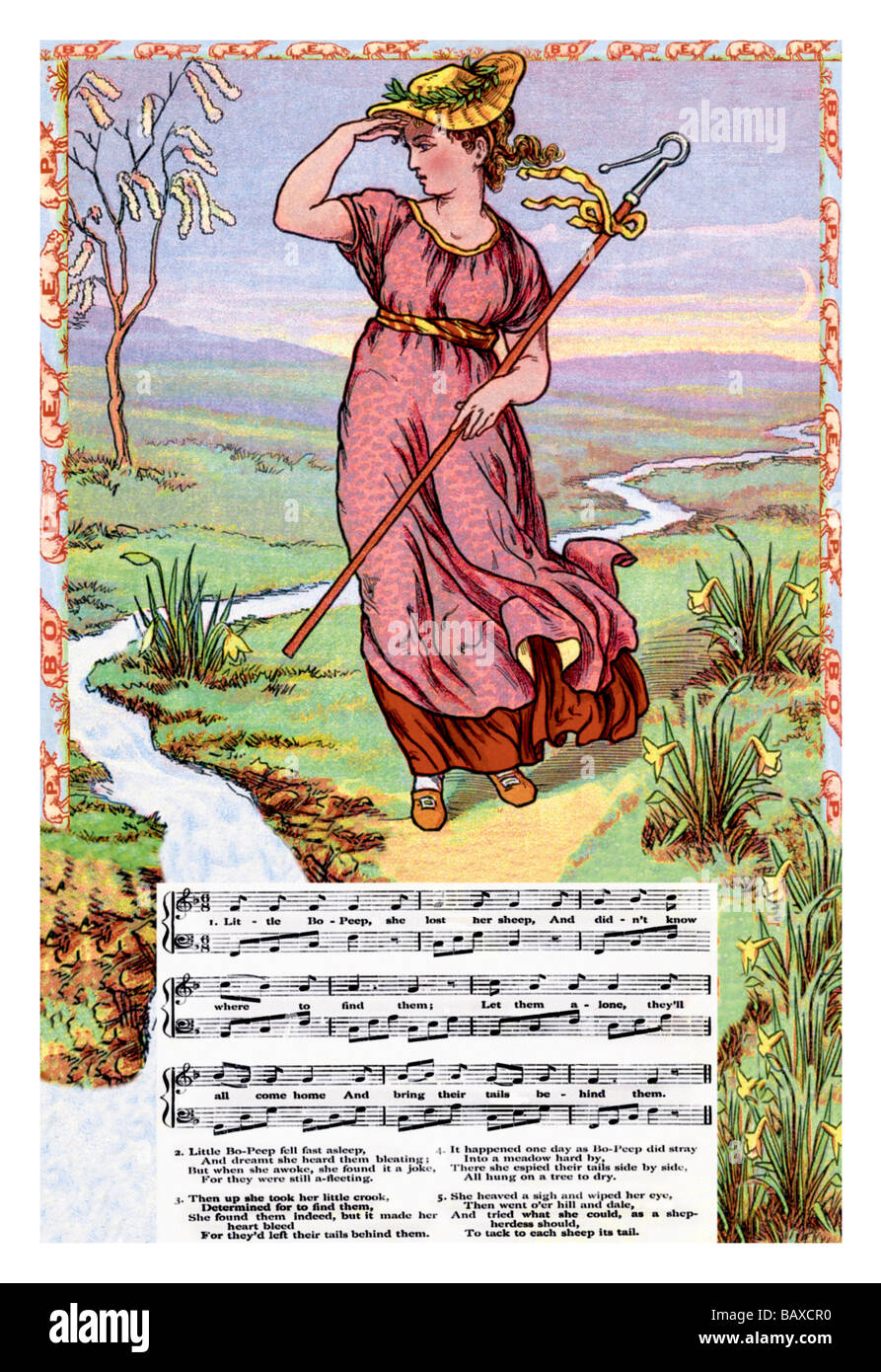 Little bo peep hi-res stock photography and images - Alamy