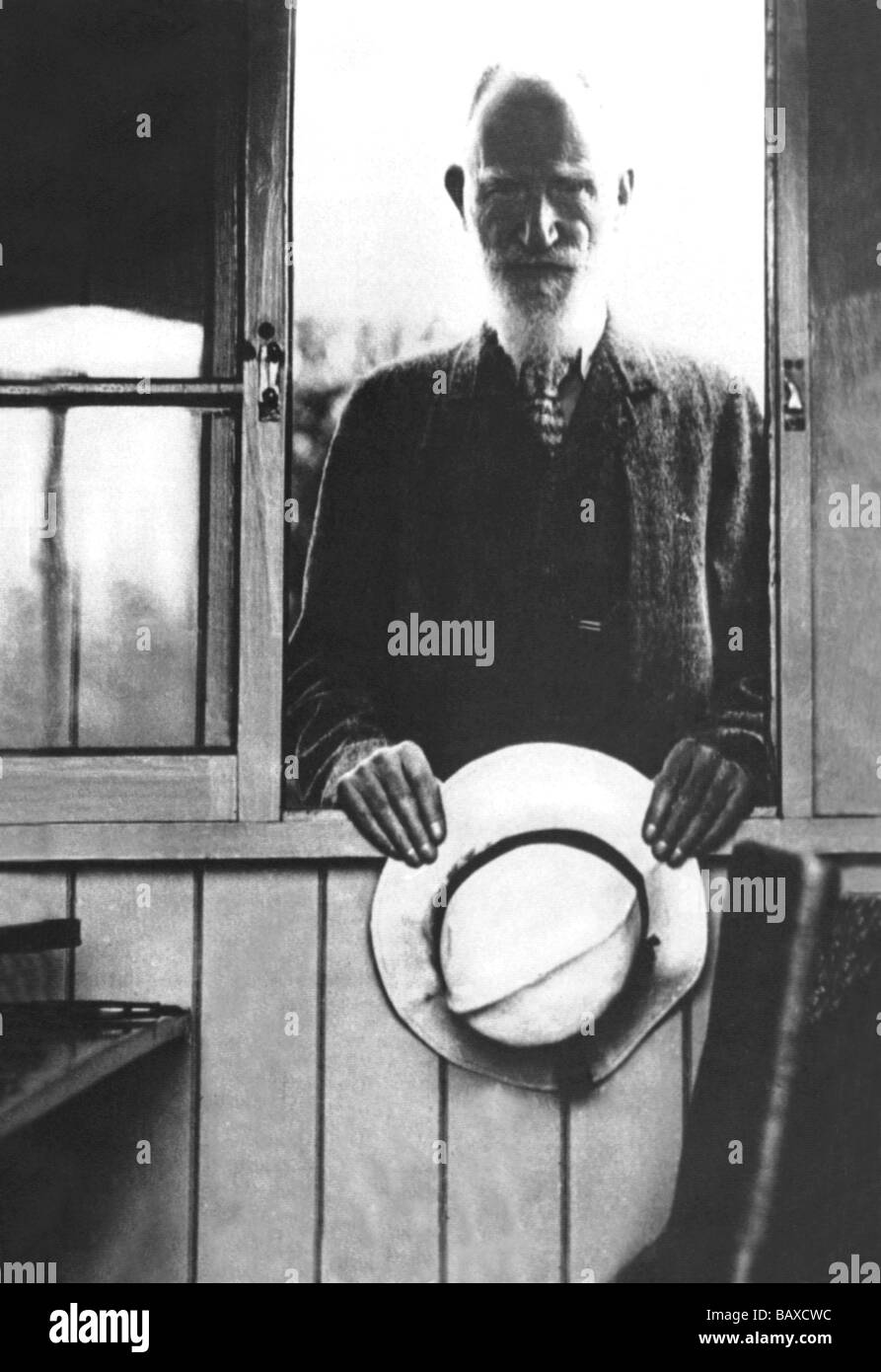 George Bernard Shaw Stock Photo - Alamy