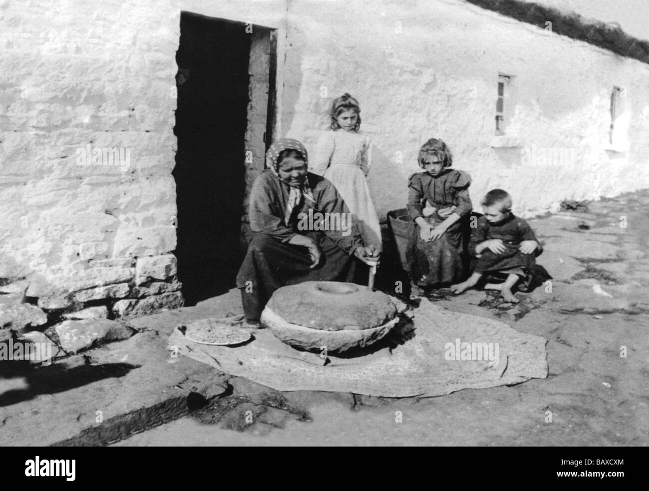 Grinding Grain Sligo,Ireland Stock Photo - Alamy
