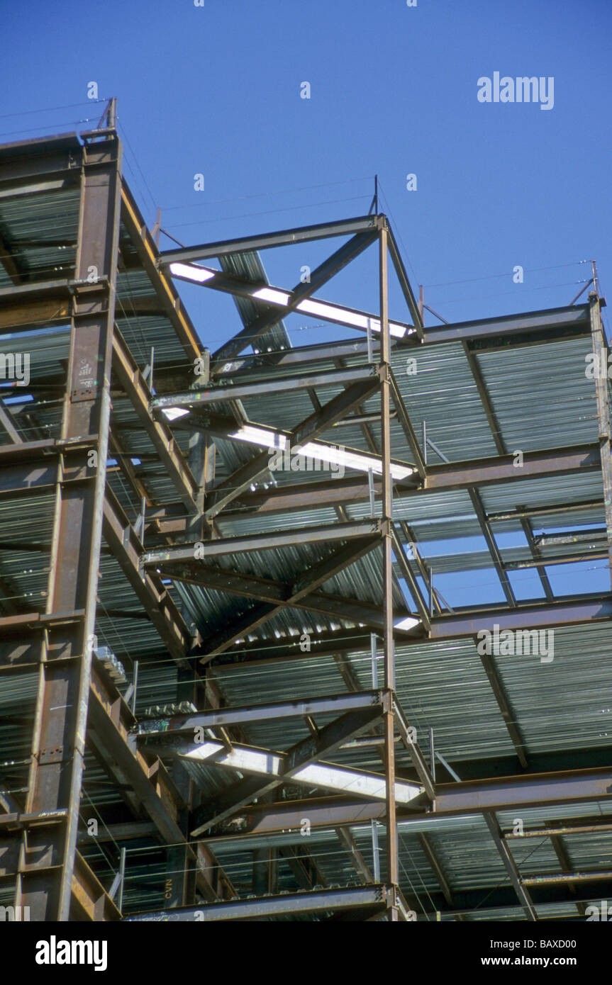 Steel foundation building construction beam girder strong earthquake ...