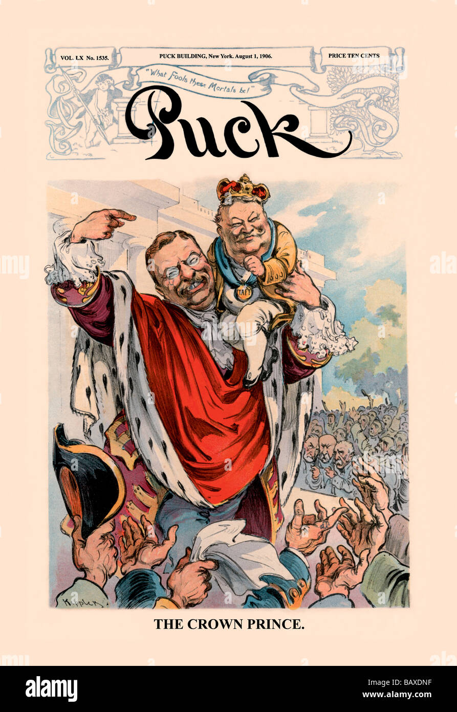 Taft And Roosevelt Cartoon