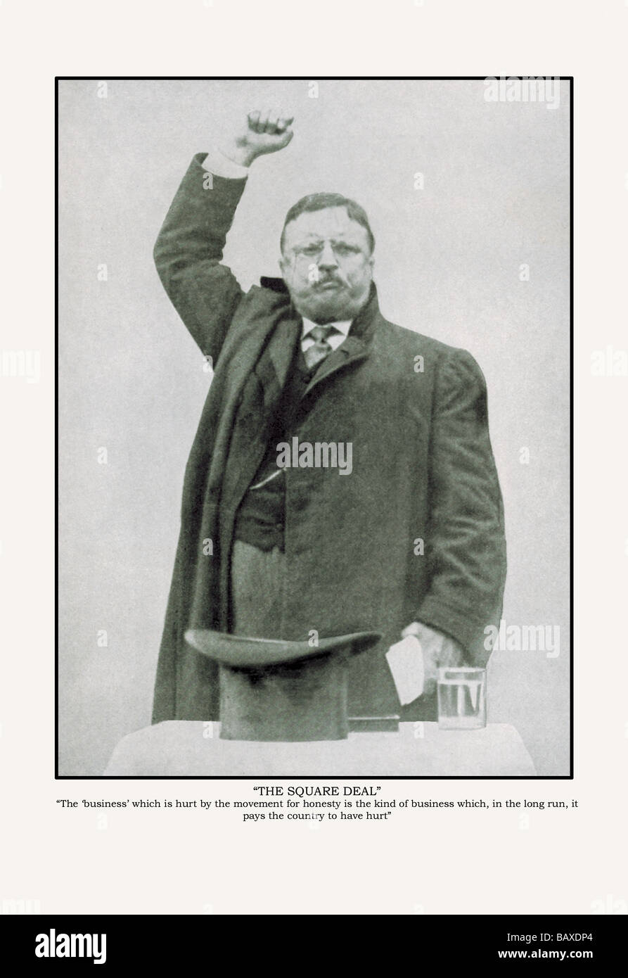 Square deal roosevelt hi-res stock photography and images - Alamy