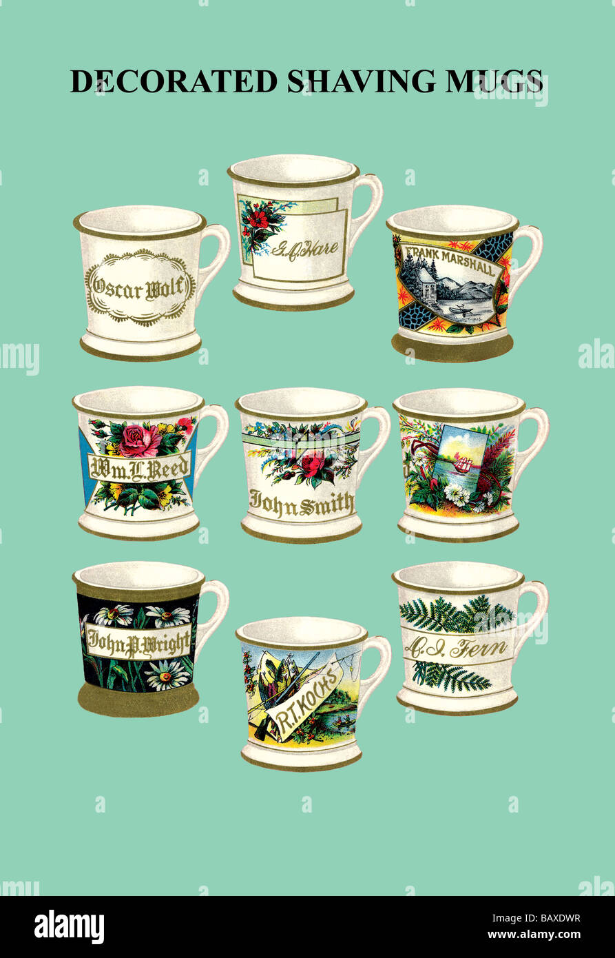 Shaving mugs hi-res stock photography and images - Alamy