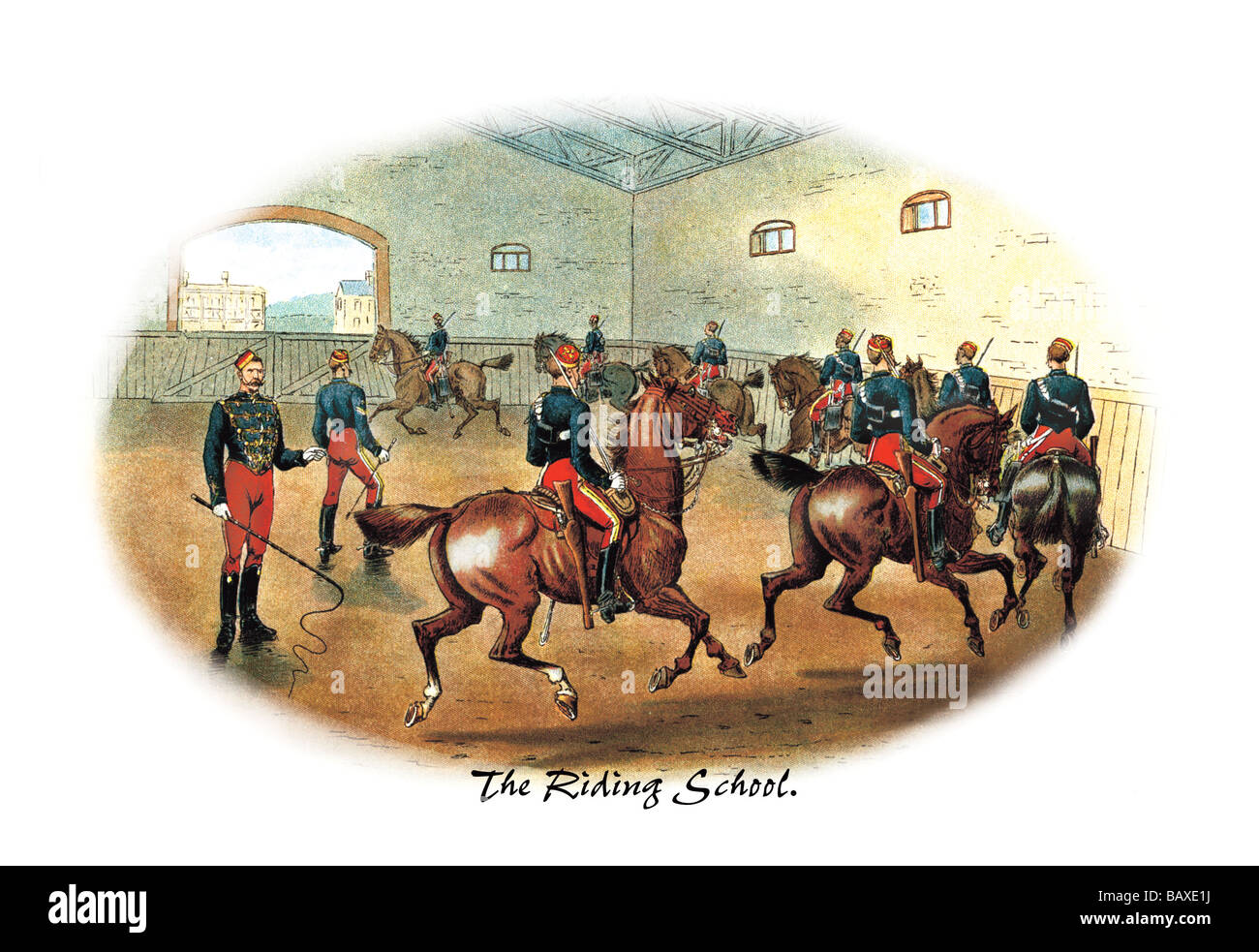 The Riding School Stock Photo - Alamy