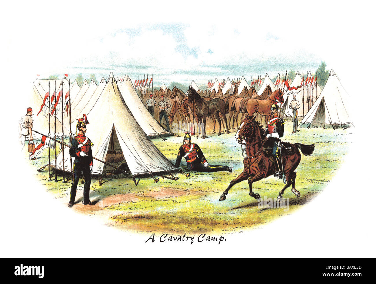 British cavalry camp hi-res stock photography and images - Alamy