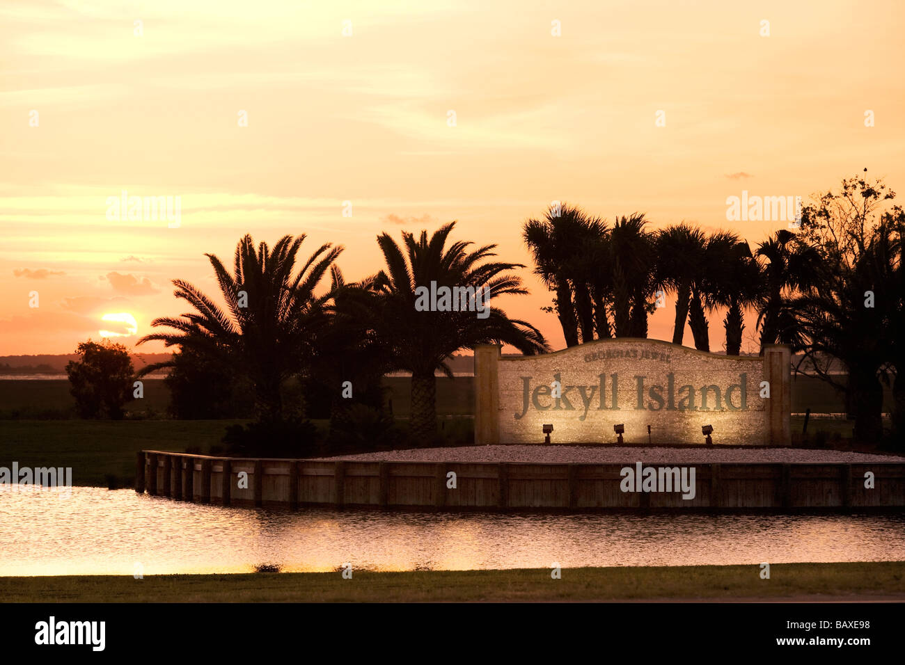 Entrance to jekyll island hi-res stock photography and images - Alamy