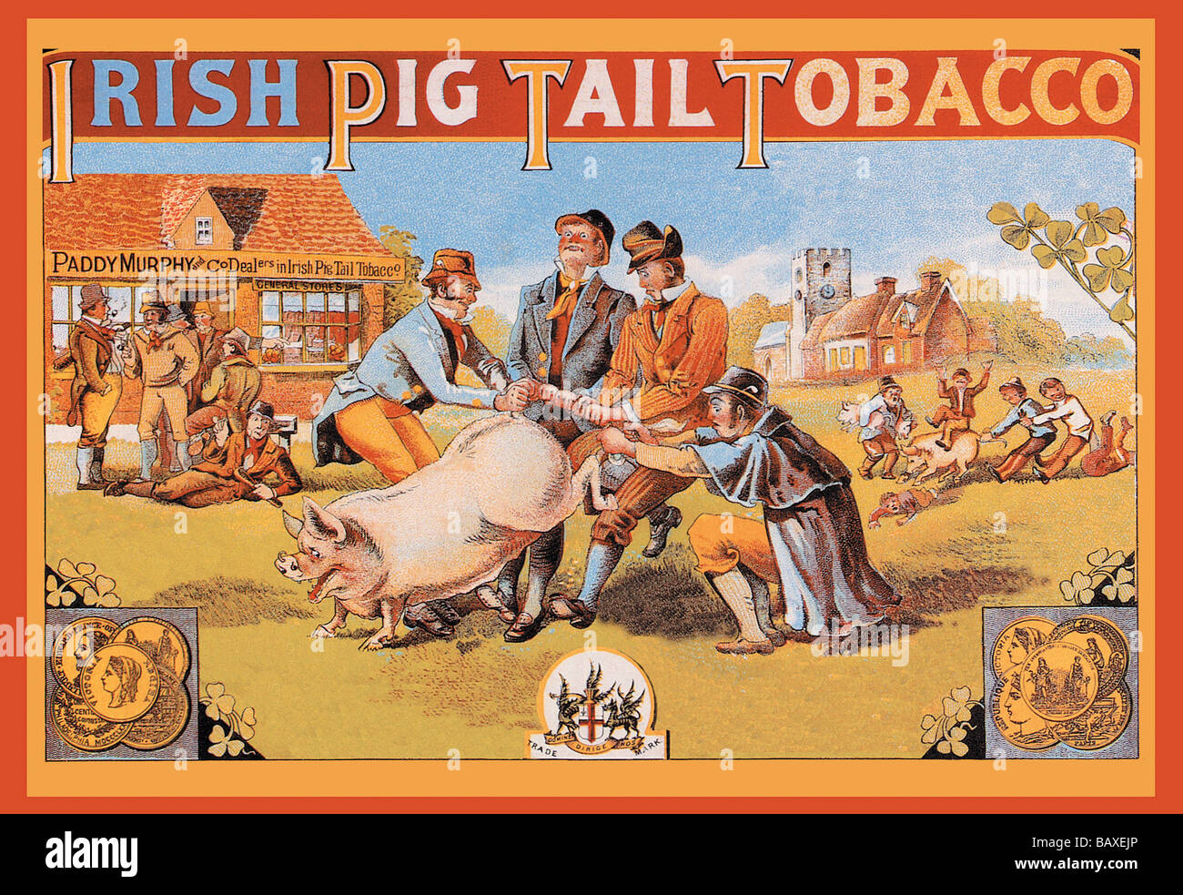Irish Pig Tail Tobacco Stock Photo - Alamy