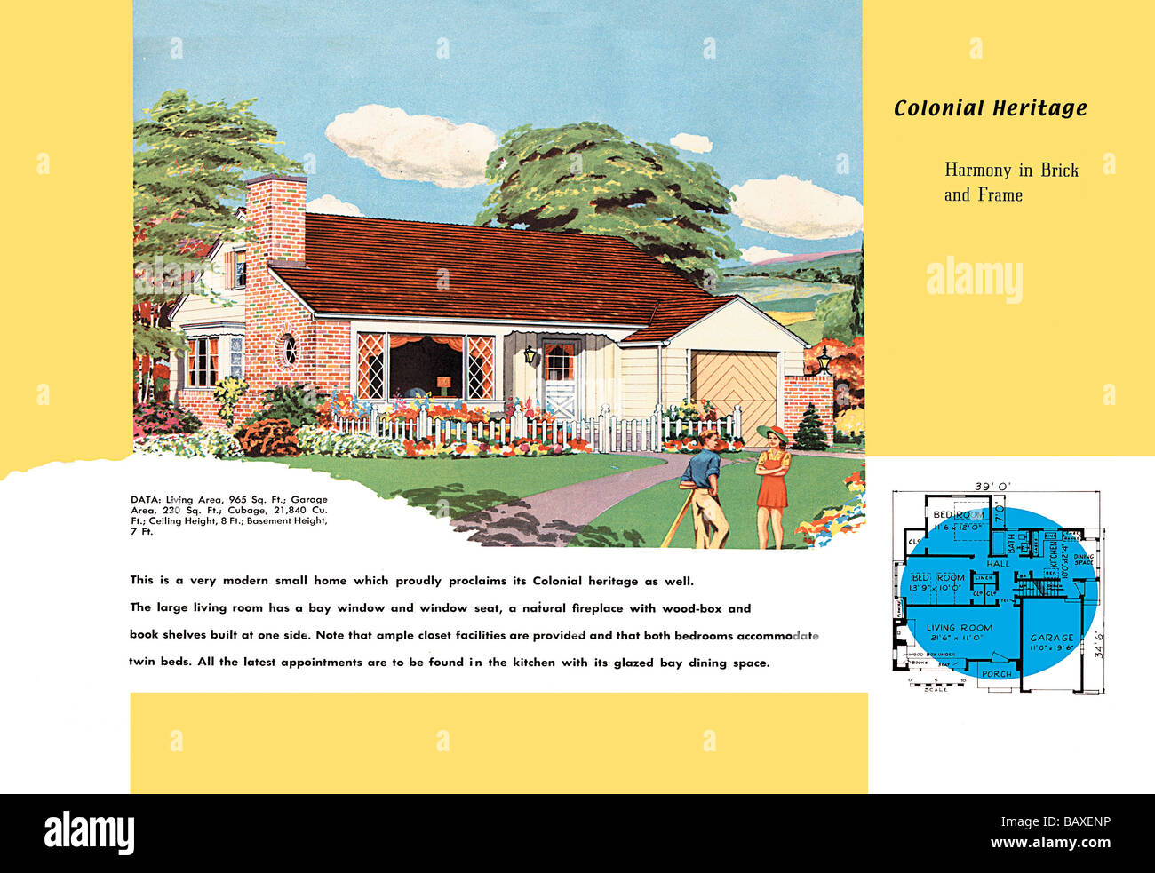Colonial floor plan hi-res stock photography and images - Alamy