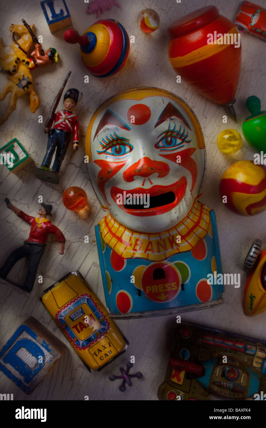 Old clown toy hi-res stock photography and images - Alamy