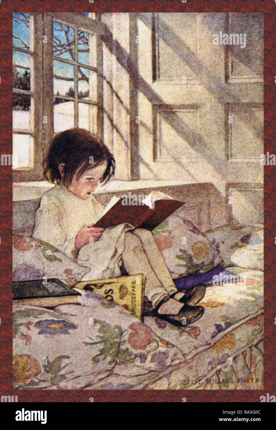 Books in Winter Stock Photo - Alamy