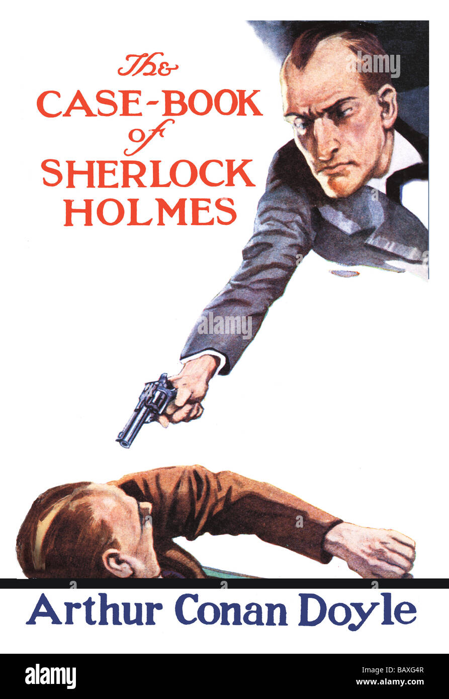 The Case-Book of Sherlock Holmes (book cover Stock Photo - Alamy