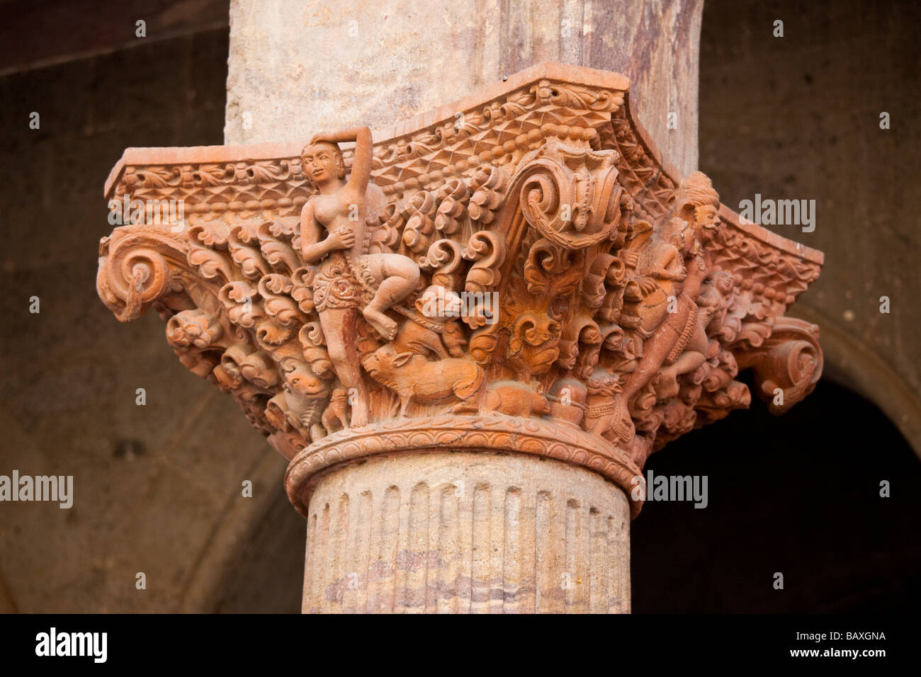 Column Top Decoration at Raj Wada Mansion in Indore Madhya Pradesh ...