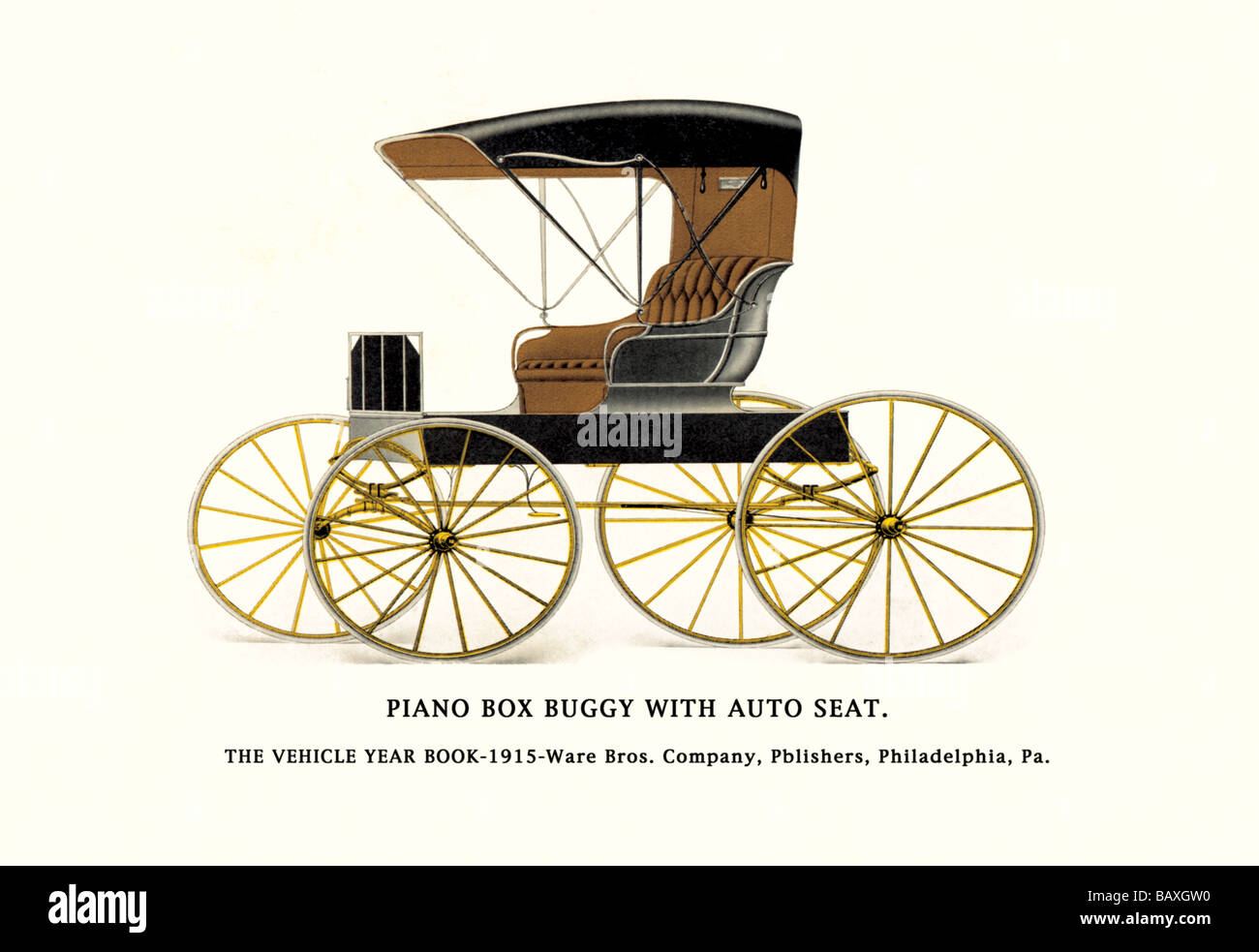 Piano Box Buggy with Auto Seat Stock Photo - Alamy