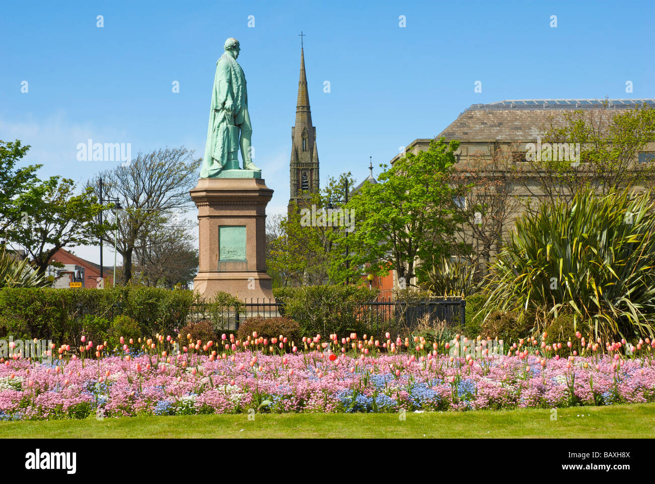 Statue of Sir James Ramsden in Ramsden Square, Barrow-in-Furness ...