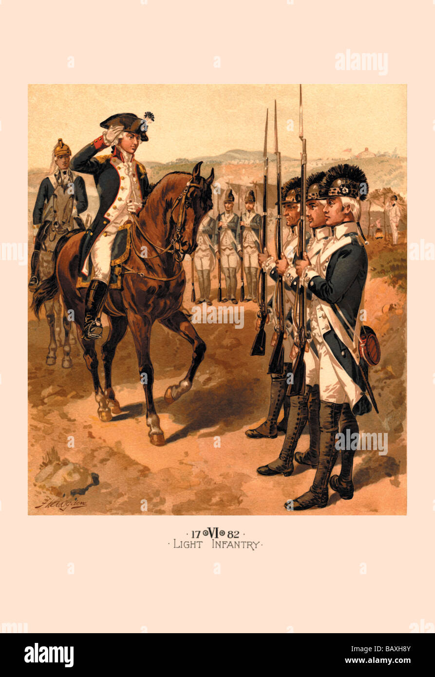 Light infantry continental army hi-res stock photography and images - Alamy