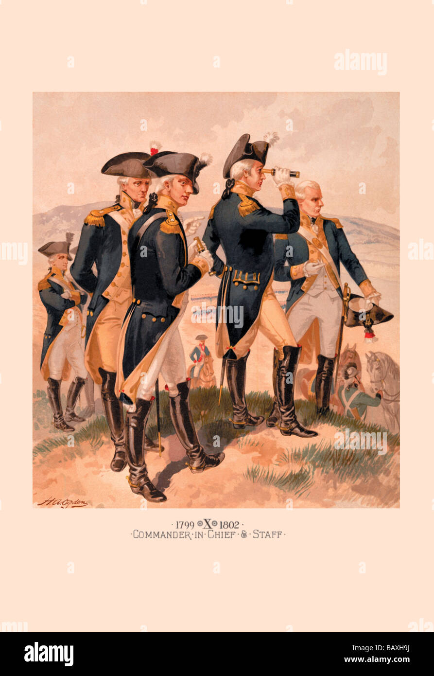 Commander in chief of the continental army hi-res stock photography and ...