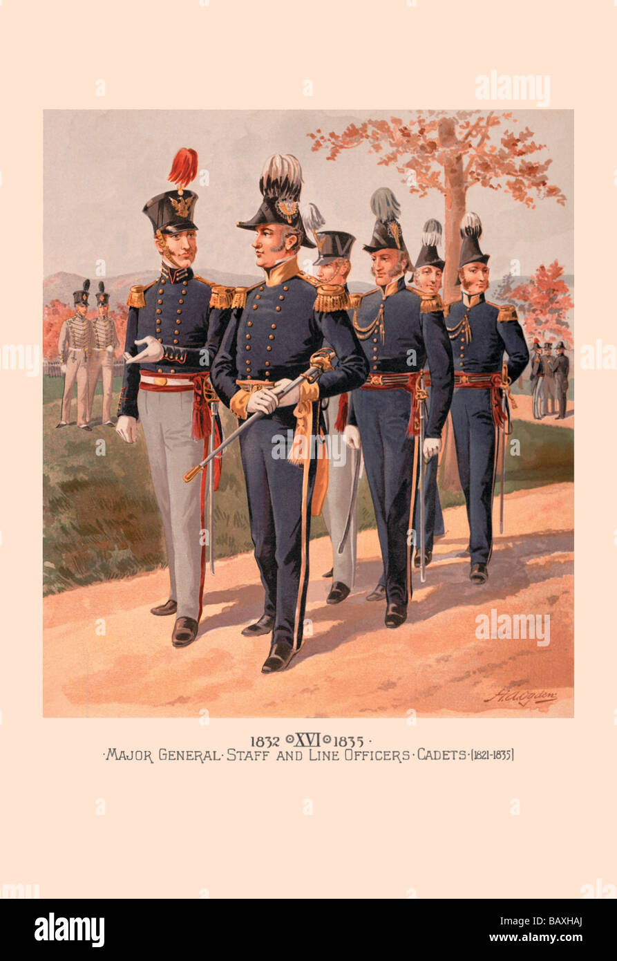 Major general staff line officers hi-res stock photography and images ...