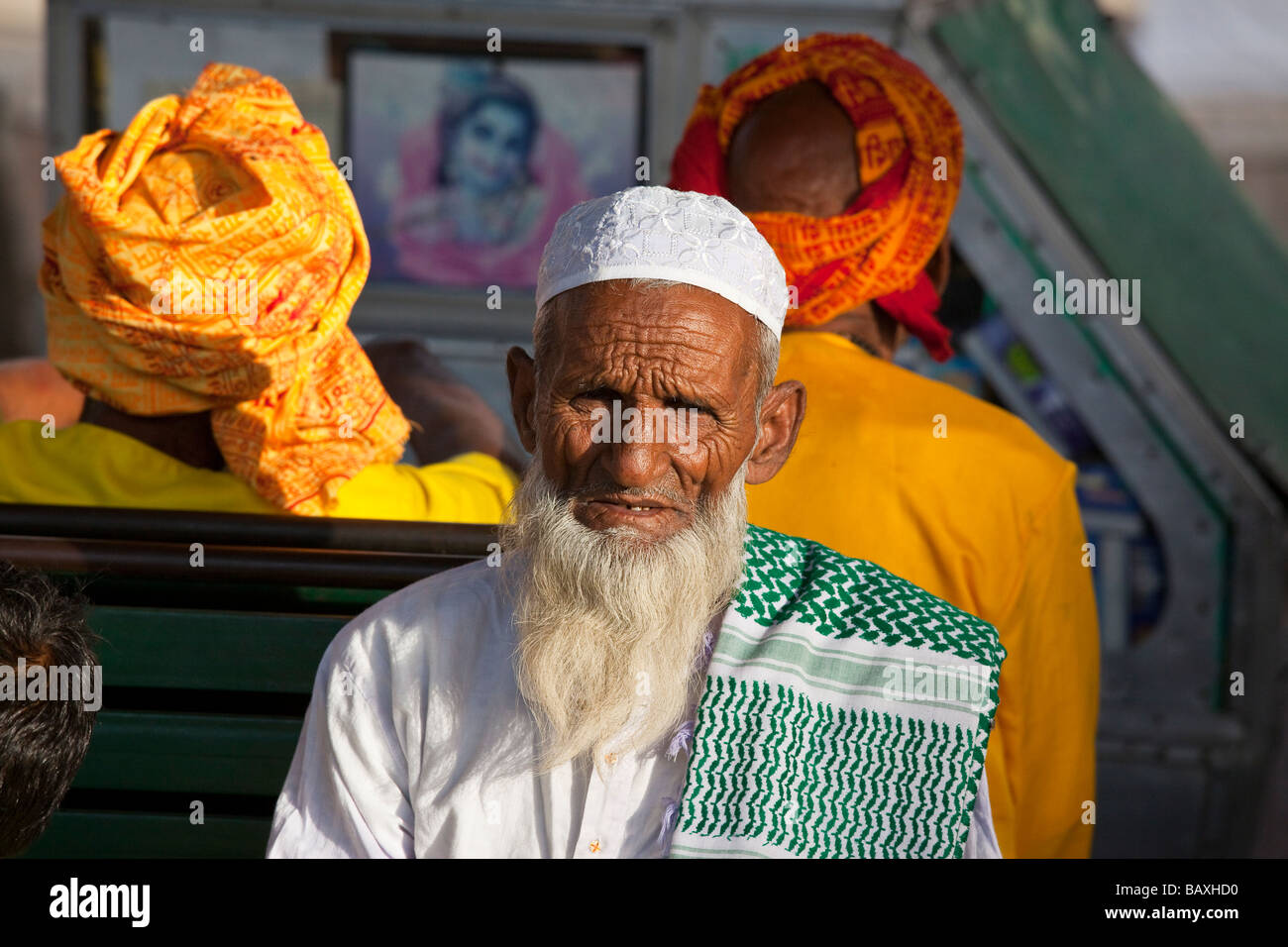 Indian man muslim beard hi-res stock photography and images - Alamy