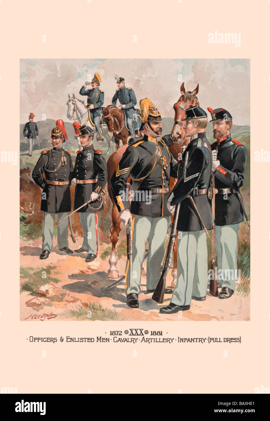 Cavalry army uniform men hi-res stock photography and images - Alamy