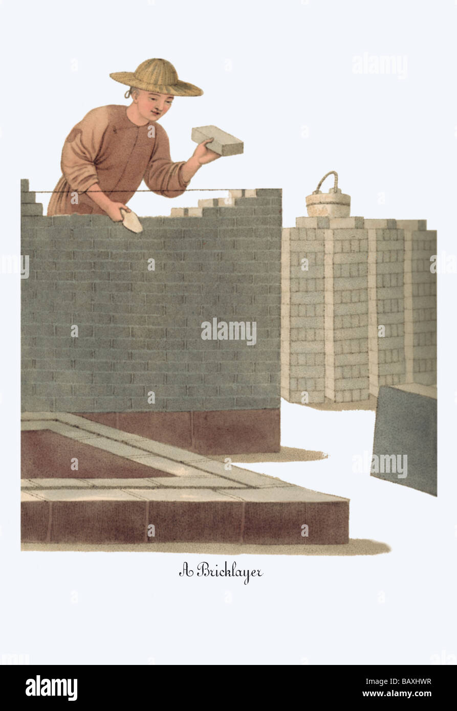 Chinese bricklayer hi-res stock photography and images - Alamy