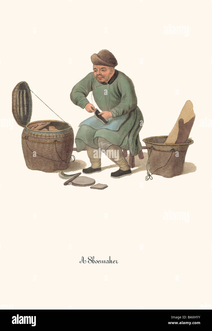 Chinese shoemaker hi-res stock photography and images - Alamy