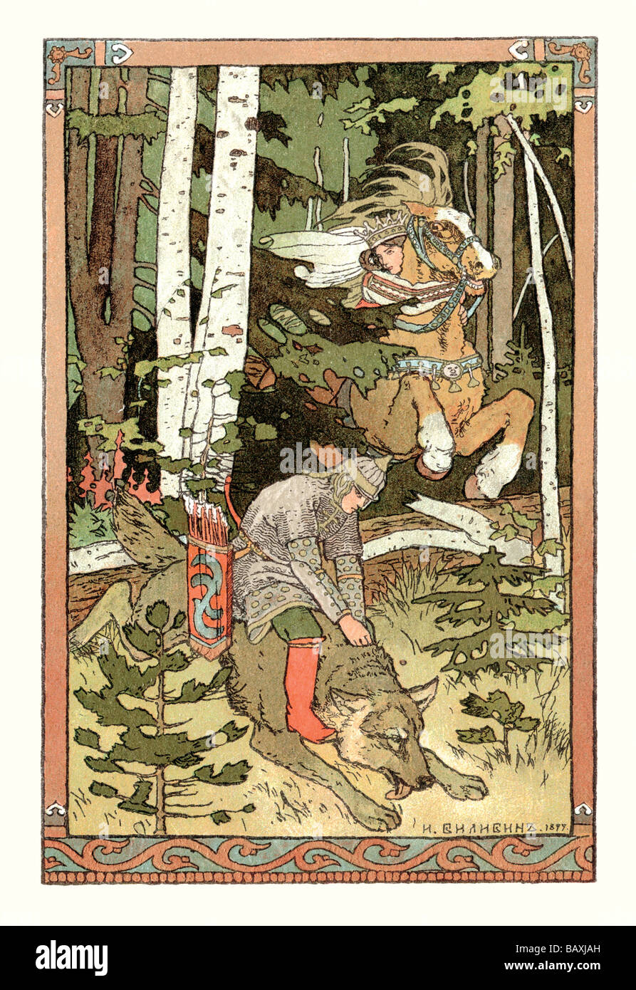 Riding the Wolf Stock Photo - Alamy