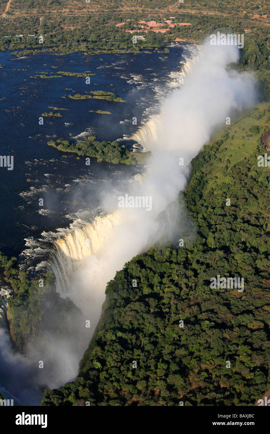 Victoria falls aerial view hi-res stock photography and images - Alamy