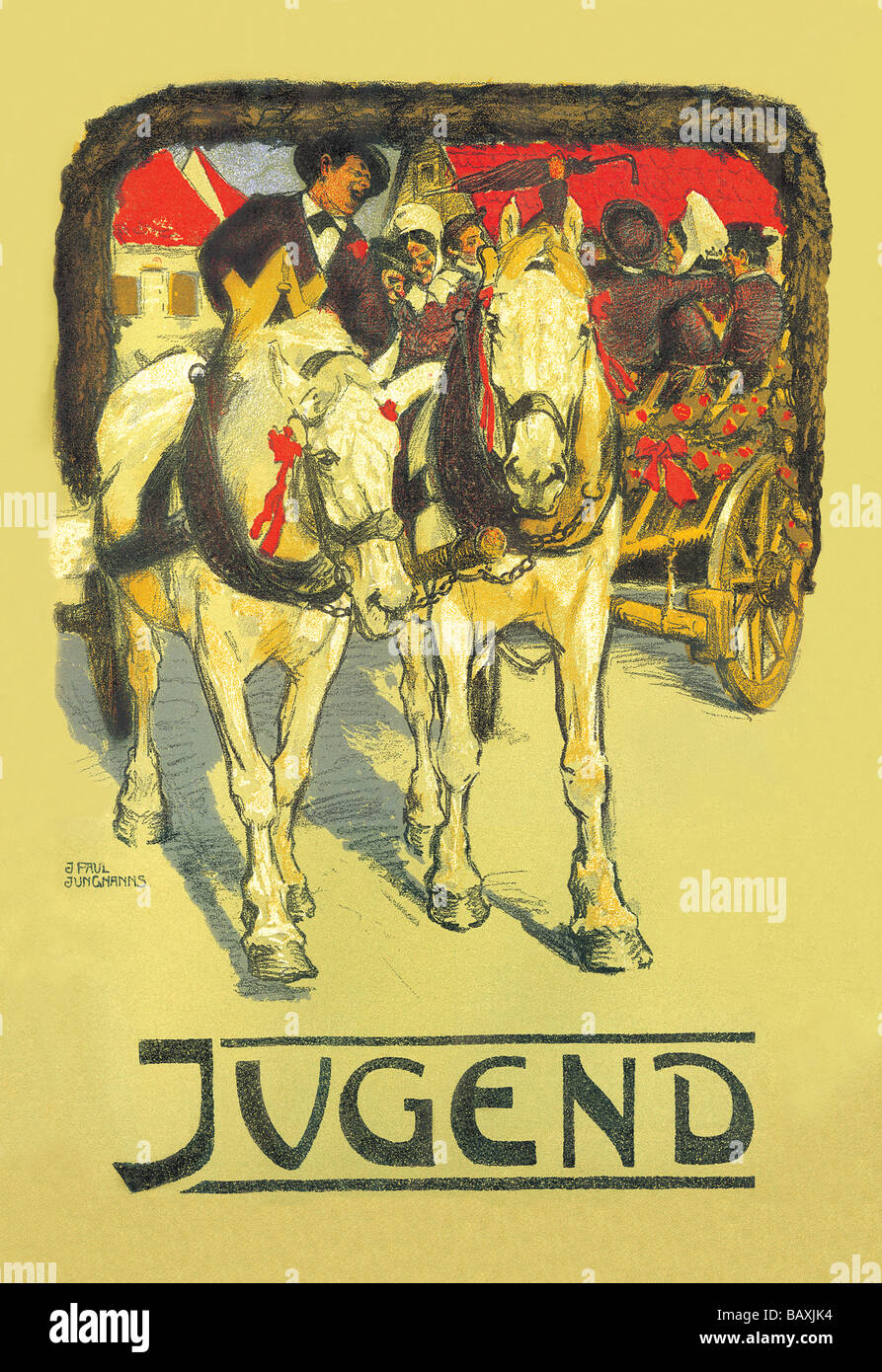 Cart Ride to the Festival Stock Photo - Alamy