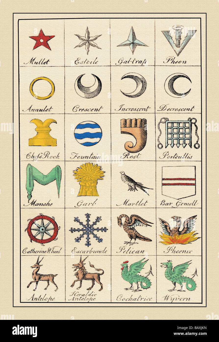 Heraldic charges hi-res stock photography and images - Alamy