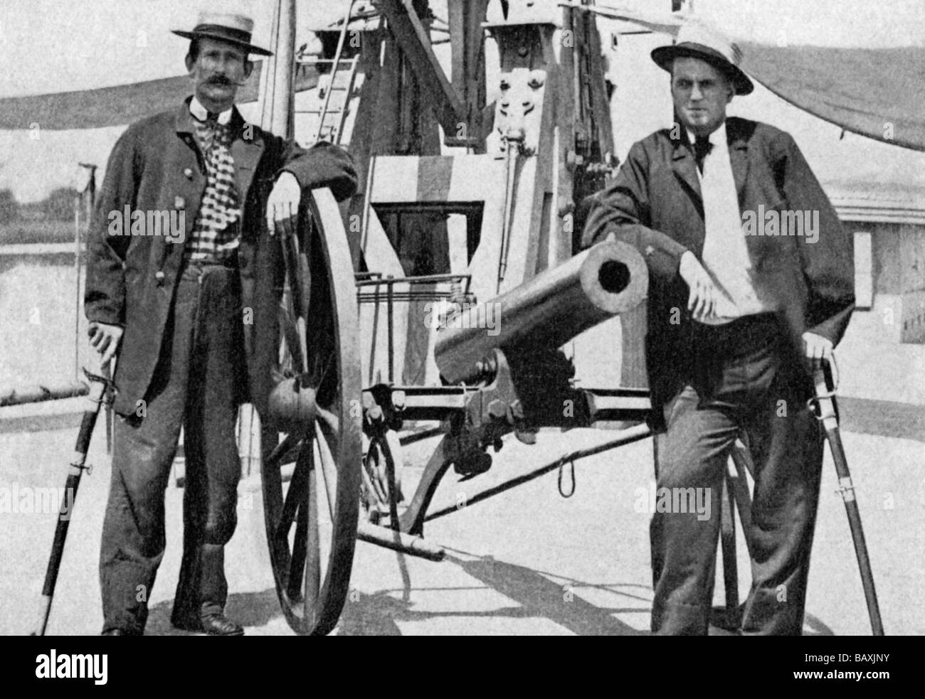 On the Deck of the Agawam Stock Photo - Alamy