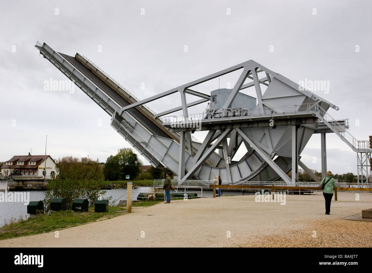 New Pegasus Bridge Caen Canal Bénouville Near Ouistreham Normandy ...