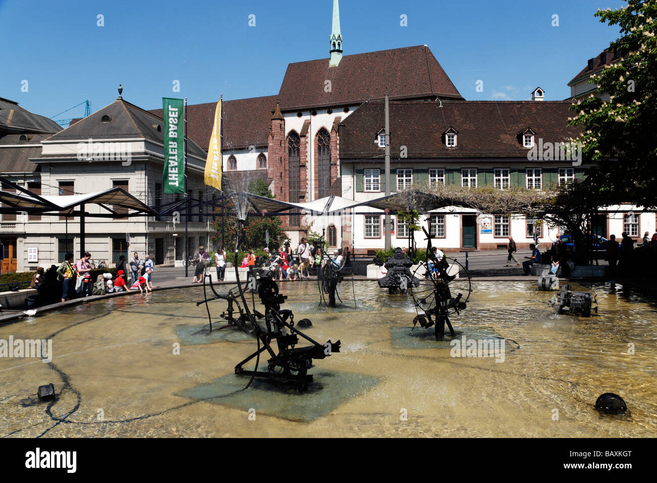 Basel Tinguely Fountain High Resolution Stock Photography and Images ...