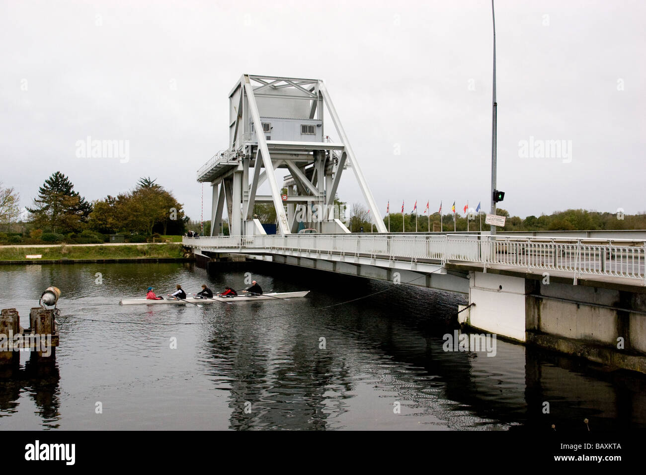 New Pegasus Bridge Caen Canal Bénouville Near Ouistreham Normandy ...