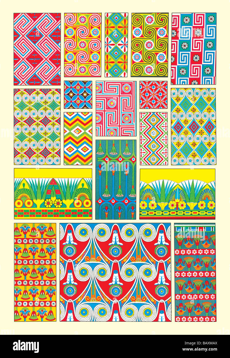 Egyptian Design #2 Stock Photo - Alamy