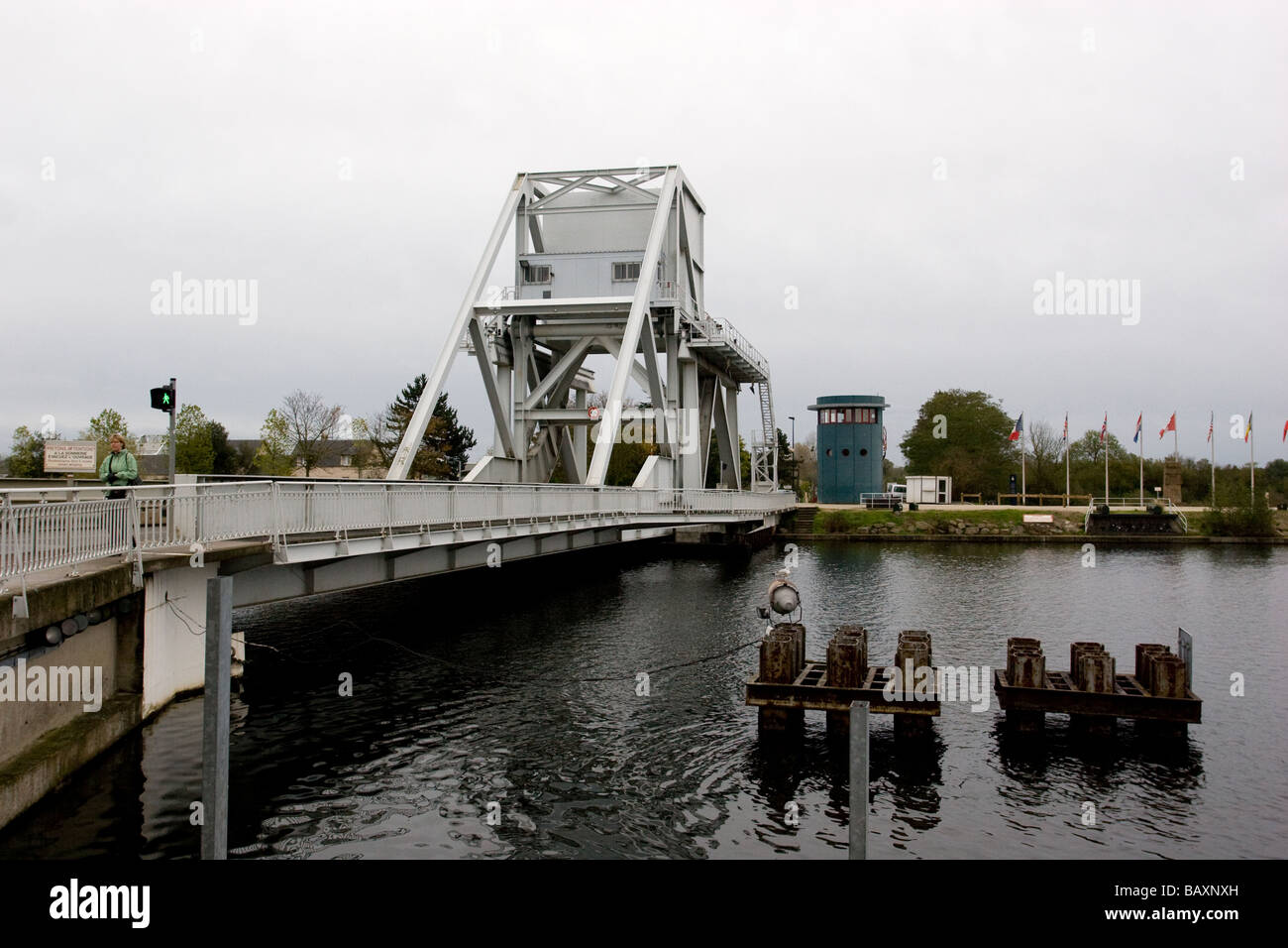 New Pegasus Bridge Caen Canal Bénouville Near Ouistreham Normandy ...