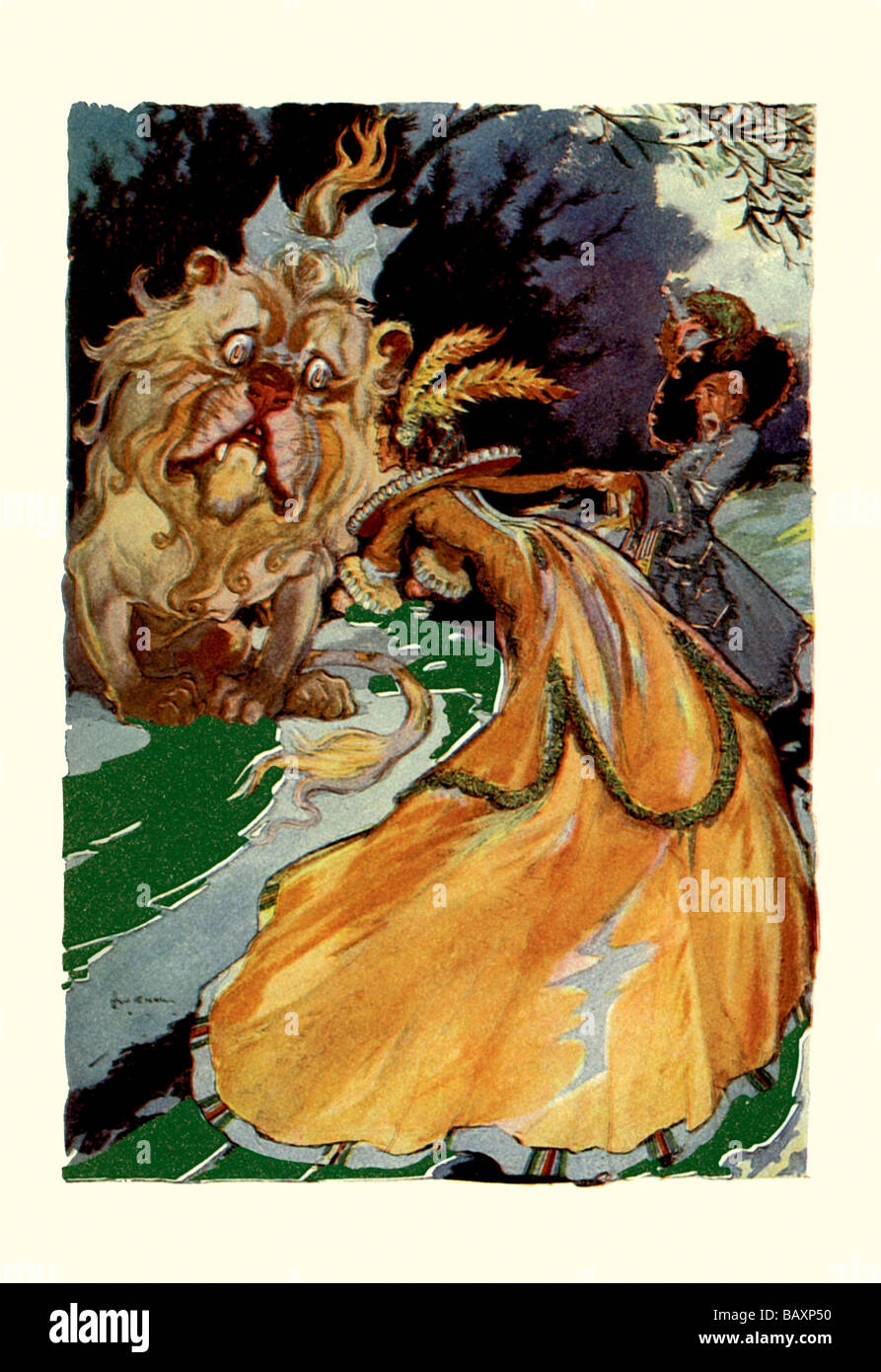 Cowardly lion wizard of oz hi-res stock photography and images - Alamy
