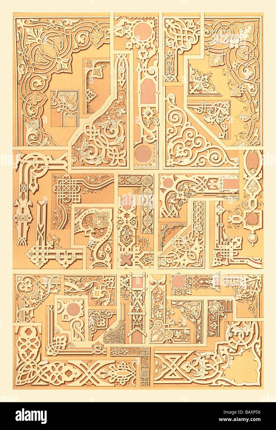 Russian Border Design #3 Stock Photo - Alamy