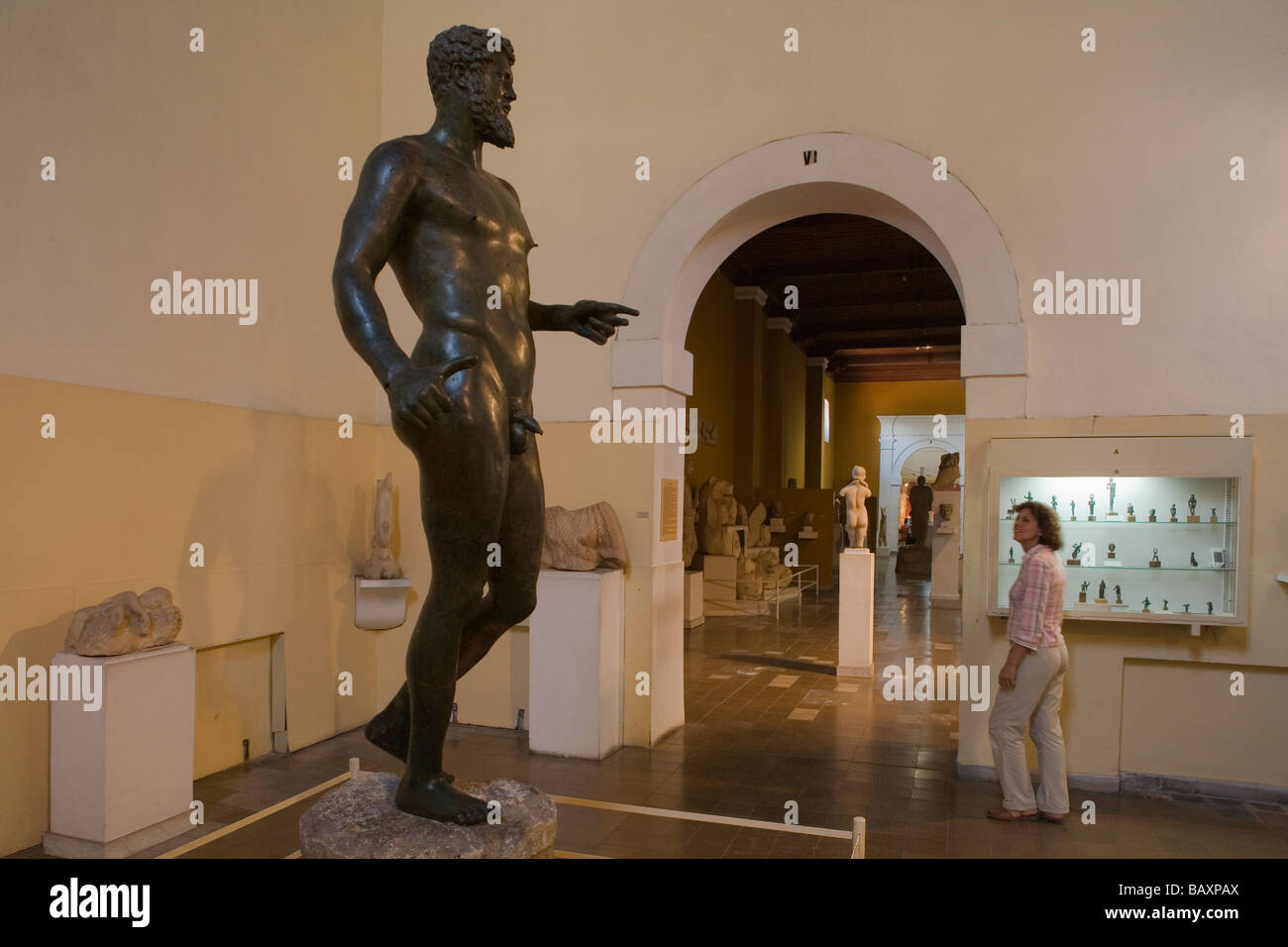 Bronze statue of the Roman Emperor Septimius Severus, Cyprus ...