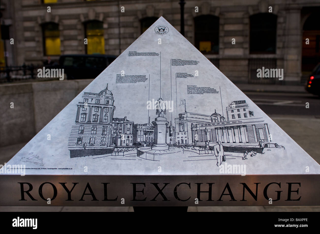 Royal Exchange board Stock Photo - Alamy