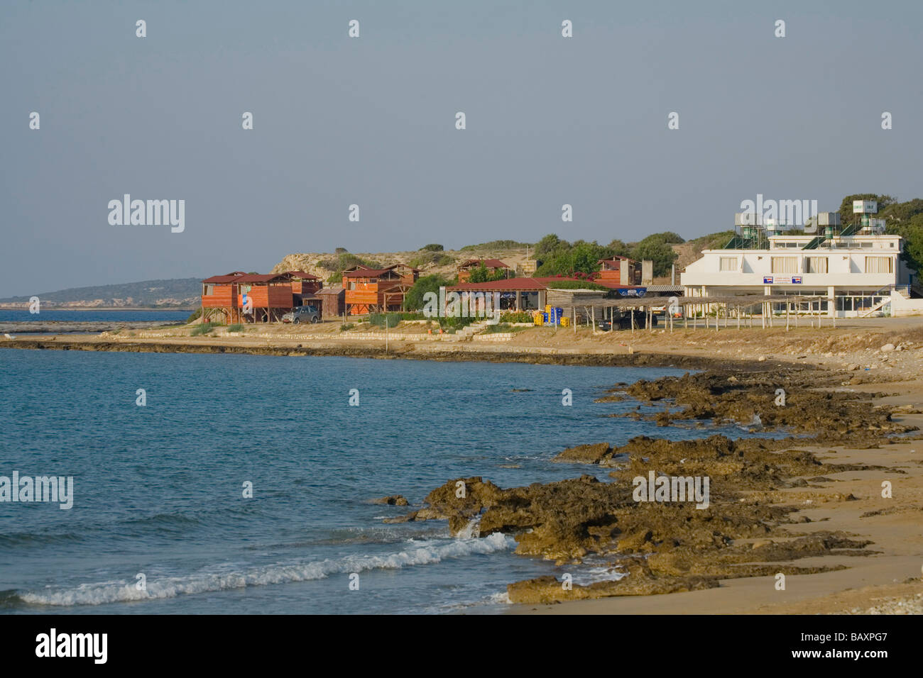 Coastal Landscape and beach, Karpasia, Karpass Peninsula, Cyprus Stock ...