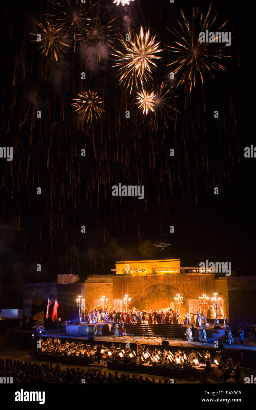 Opera Performance of A Masked Ball by Verdi with fireworks, Pafos ...