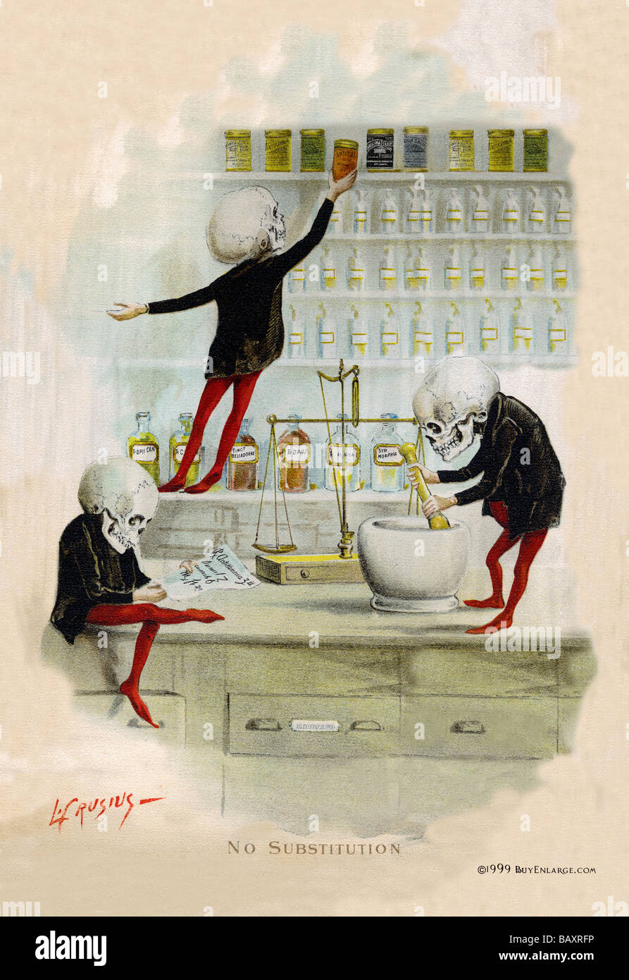 Death in the Lab Stock Photo - Alamy