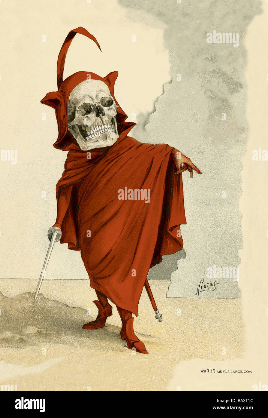 Skeleton of death hi-res stock photography and images - Alamy