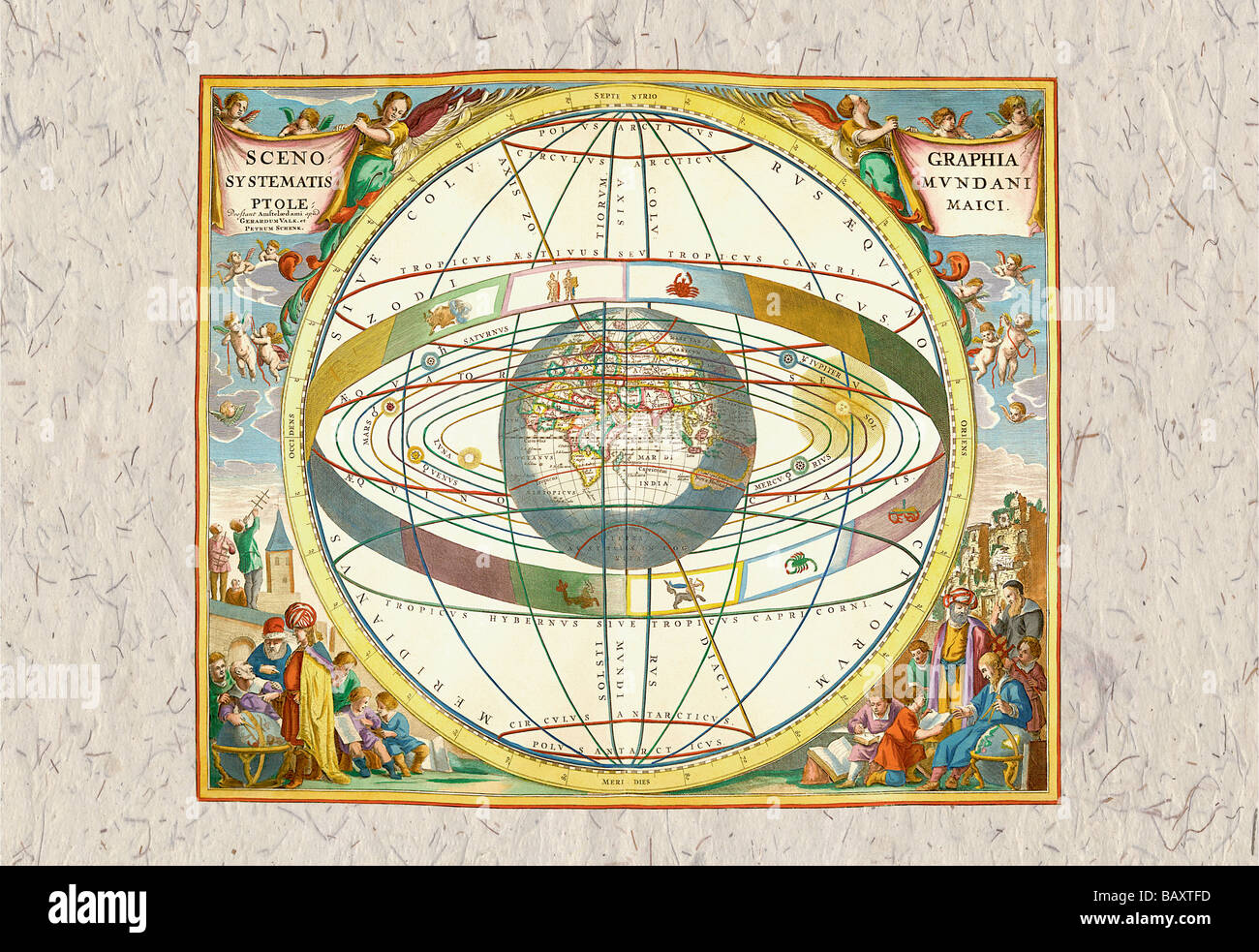 The Ptolemaic View of the Universe Stock Photo - Alamy