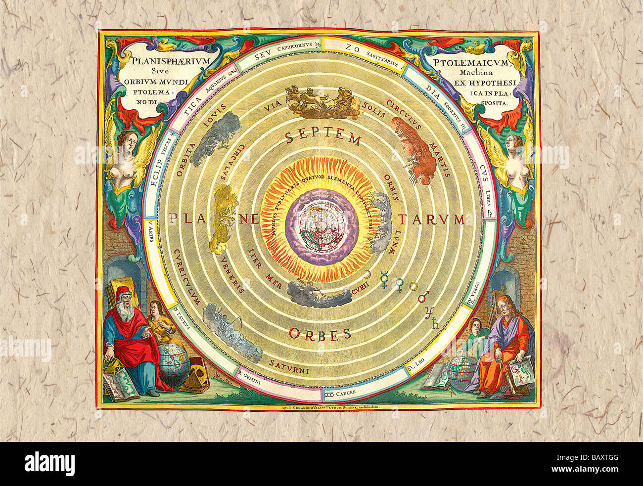Ptolemaic universe hi-res stock photography and images - Alamy